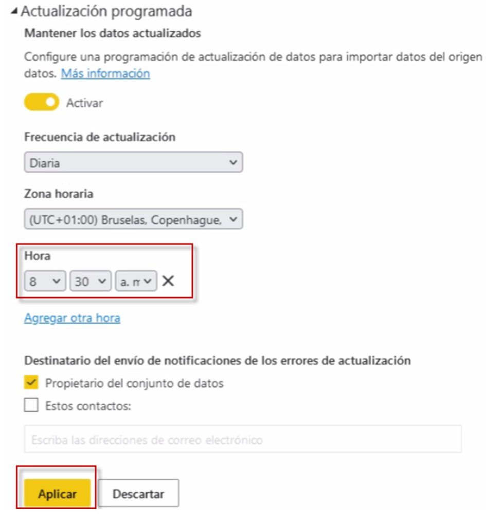 Actualización automática Power BI - Free Consul IT