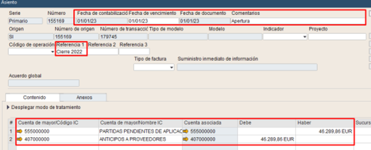Cierre de Ejercicio Contable - SAP Business One - Free Consul IT
