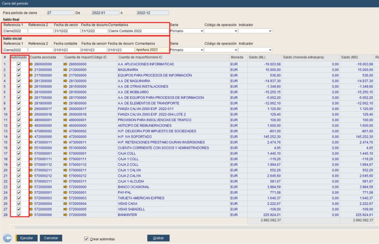 Cierre de Ejercicio Contable - SAP Business One - Free Consul IT